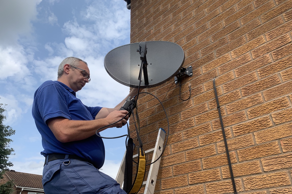 Satellite Dish Installation – Nottingham Aerials – TV Aerials ...